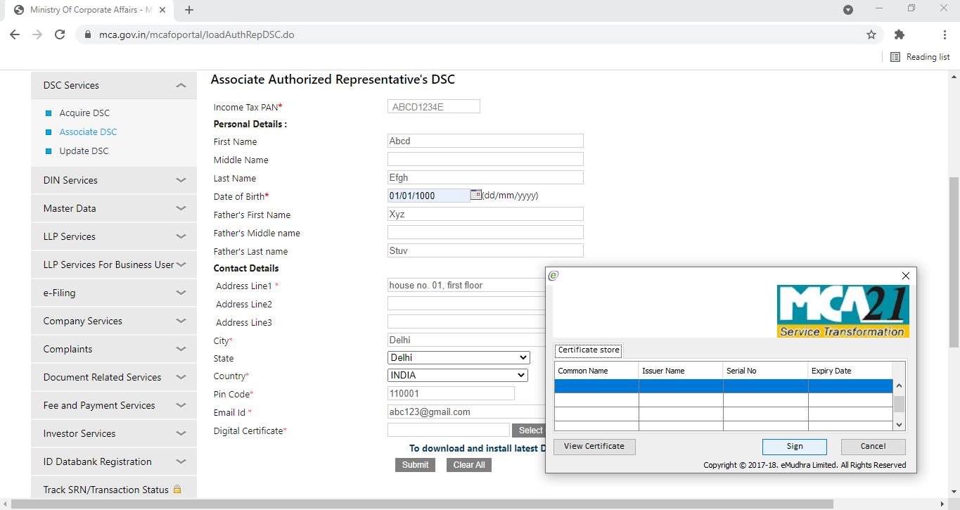 How To Register DSC On MCA Portal? - RegisterExperts.com How To Register DSC On MCA Portal? - RegisterExperts.com